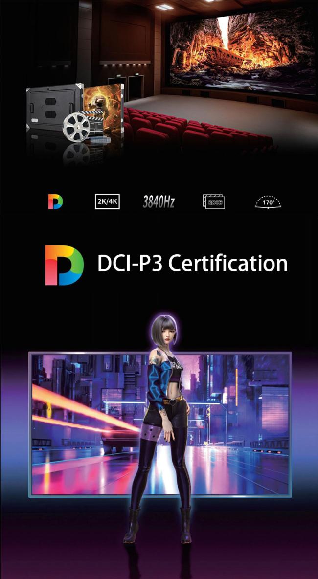 Mthgh® LED movie screen P5 2K(2048X1080) resolution