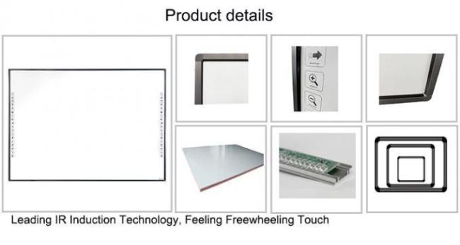 86 Inch ODM 20 Dots Or 40 Points Teaching Interactive Smart Whiteboard 02