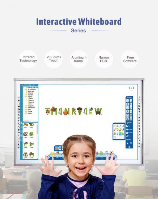 120 Inch 20 Point Digital Interactive Smart Whiteboard For Business Meetings 02