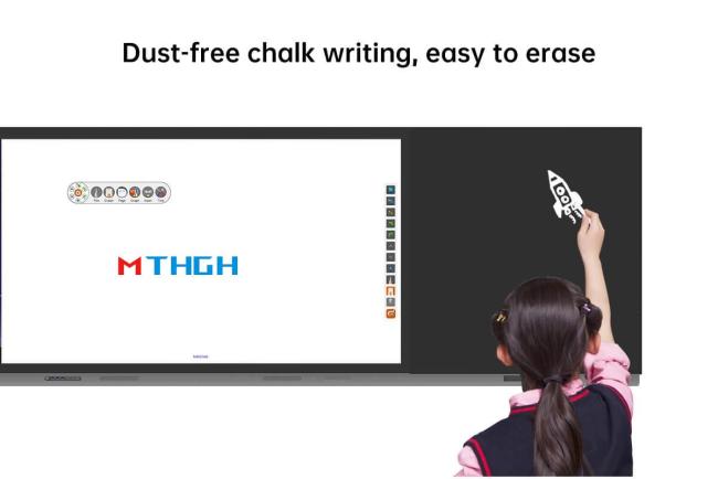 75 Inch Interactive Touch Screen Display Smart Blackboard LED Panel 400cd/M2 School Education 04