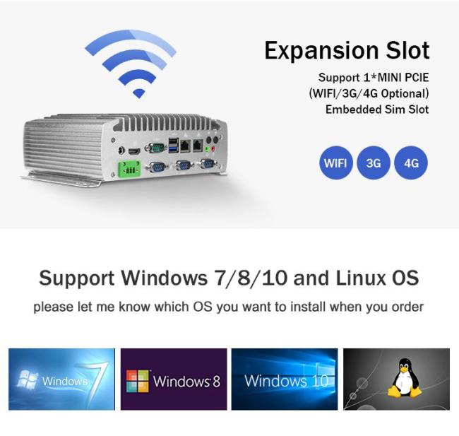 Support Windows 7/8/10 and Linux OS please let me know which OS you want to install when you order