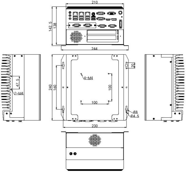 IBOX-708B Drawing