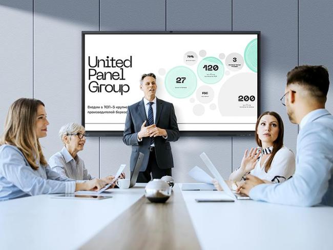 Multi-touch IR / Capacitive Touch Screen Presentation Board with 400cd/m2 Brightness 3