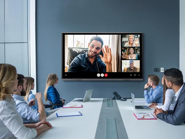 Interactive Touch Whiteboard With 20 Touch Points And 400cd/m2 Brightness 1