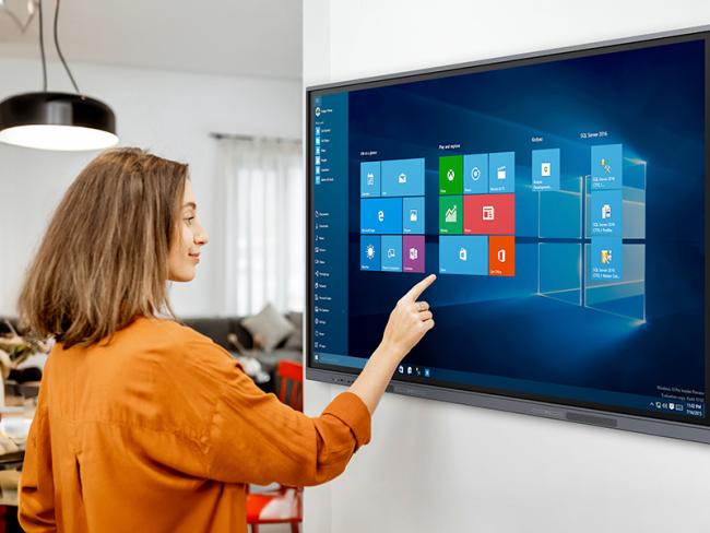 Interactive Touch Whiteboard With 20 Touch Points And 400cd/m2 Brightness 2