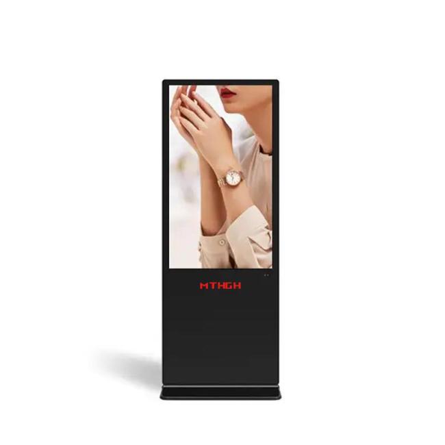 49 Inch Floor Standing Free Standing Digital Signage With Wall Mounting Options 02