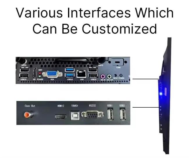 Interactive Whiteboard Collaborative Touch Screen Presentation Board With Dp Interface And High Contrast 4