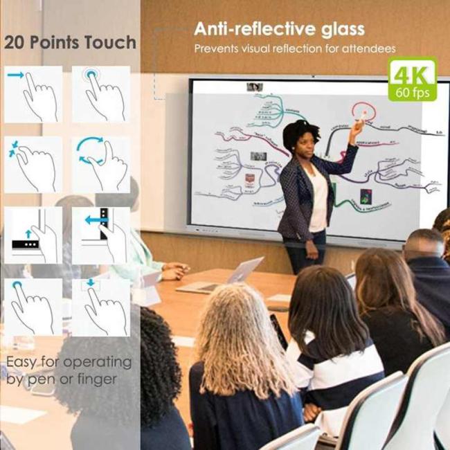 Immersive Touchscreen Demo Board 3840x2160 4K Resolution 1200 1 Contrast Ratio Smart Display Panel 5