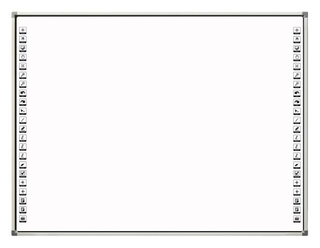 16 9 Interactive Whiteboardsmart Digital Whiteboard Single Point 6ms Double Point 10ms Response Time For Workspaces 1