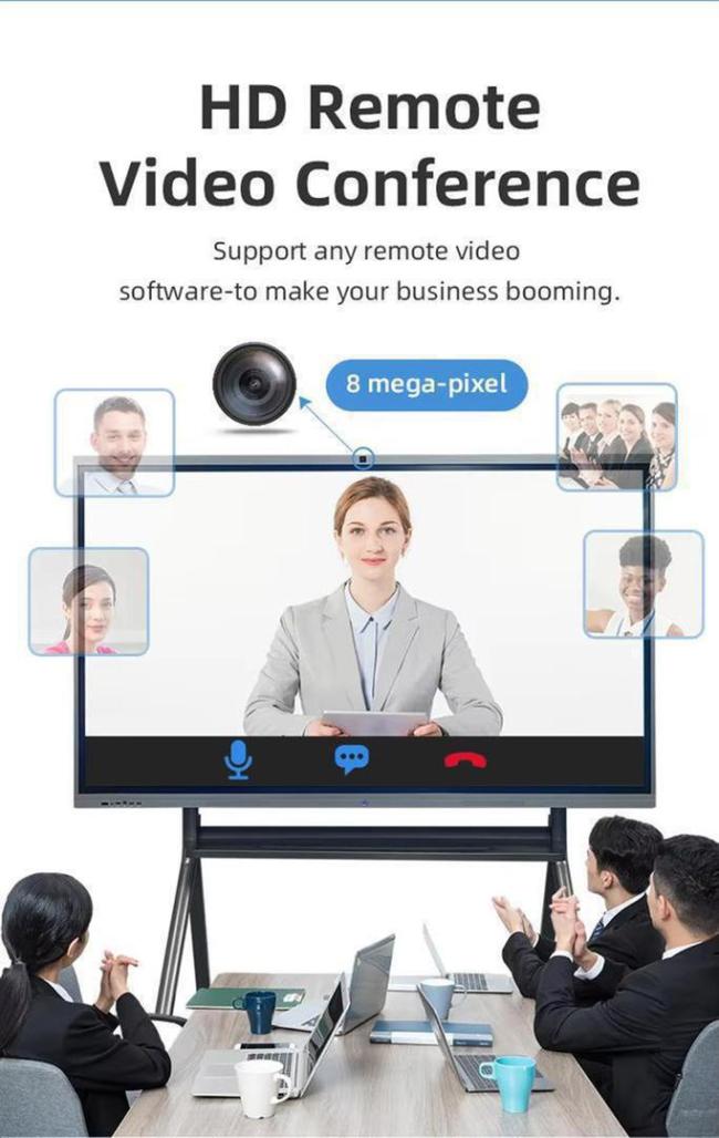 High Brightness 350cd/m2 65 Inch Interactive Whiteboard Screen for Interactive Presentations 1