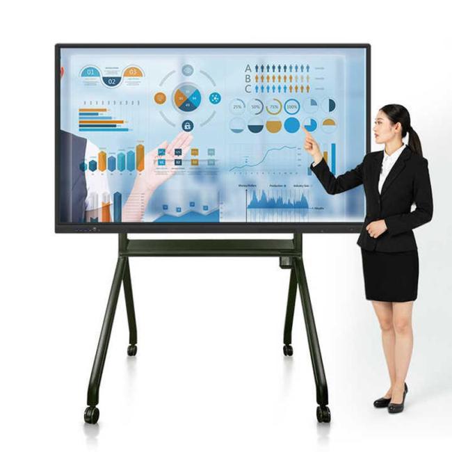 Interactive Touch Screen Whiteboard Wheel Sliding Model