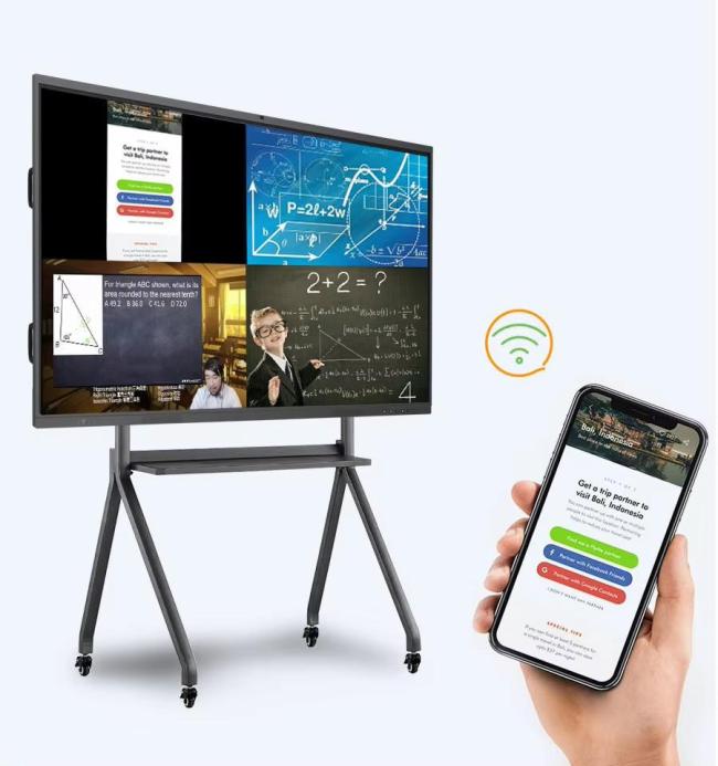 75 Inch 4K Certified Smart Interactive Touch Screen Whiteboard TV Tablet 2