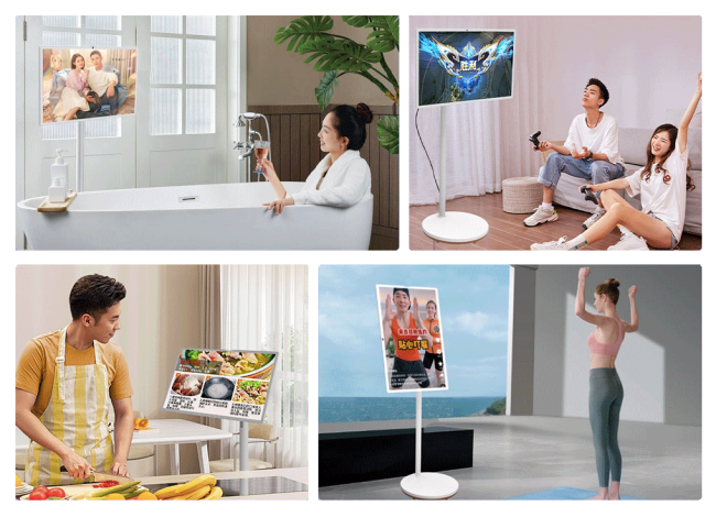 27 Inch 60Hz Refresh Rate HD Smart High-Quality Girlfriend Machine, System Android 12 1