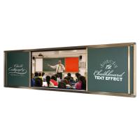 China 86 Inch Push Pull Smart Digital Blackboard with 40 Touch Points and 32768x32768mm Resolution for Interactive Classroom Teaching for sale