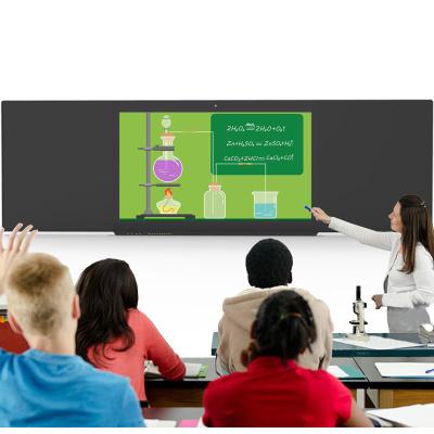 China 86 Inch Interactive Smart Black Board LED Digital Chalk Board For Classroom for sale