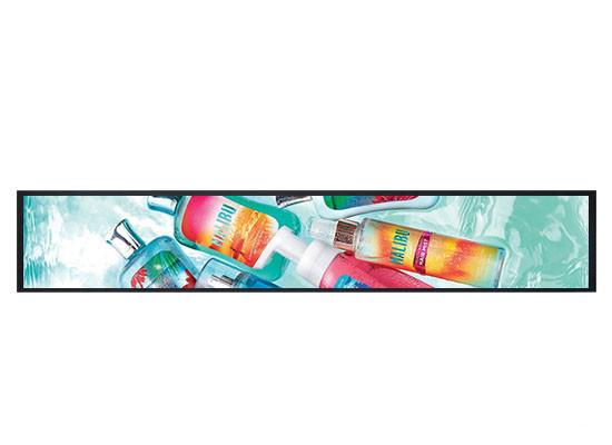 Quality Bar Type Digital Signage Stretched LCD Screen with 3840*2160 Resolution and Android Control System for 50,000 Hours Lifespan for sale