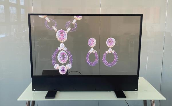 Quality High-definition Resolution OLED Transparent Display with Wide Viewing Angle and for sale