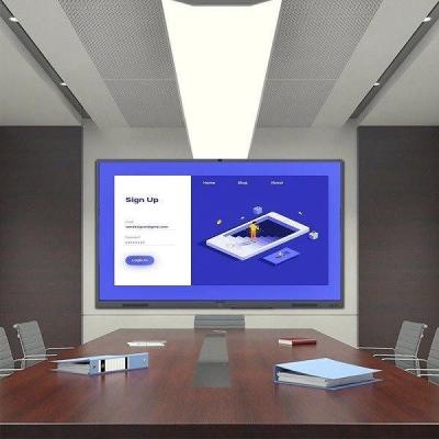 China 86 Inch 4k Interactive Touch Screen Whiteboard English Teaching Board for sale
