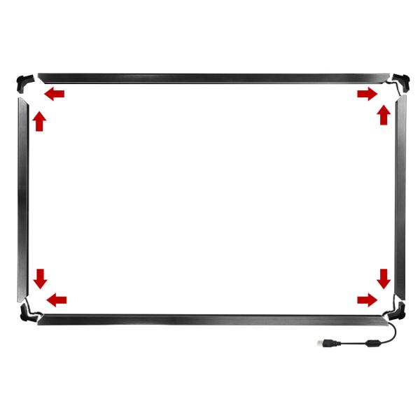 Professional Infrared Touch Screen DC 5V Ir Touch Panel 8ms Response