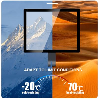 China TFT-LCD Capacitive Touch Screen Capacitive Touch Monitor 10 O clock Viewing Angle for sale
