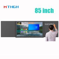 China 85-Inch Smart Digital Blackboard with Wireless Dual System, 3840×2160 Resolution, 500cd/m² Brightness for Education and Business for sale