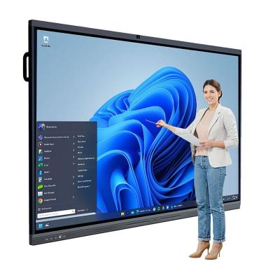 China 75 Inch All In One Interactive Whiteboard 4G/8G/16G/32G/64G/128G/512G Optional for sale
