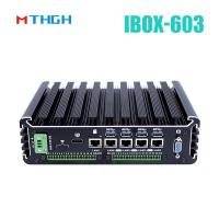 China IBOX-603 Plus Industrial Mini PC with Intel Core i5 6200U 2.8GHz, 16GB DDR4 RAM, 5x LAN with PoE Support for sale