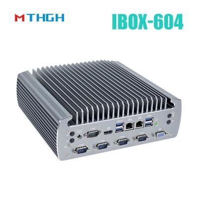 중국 팬 없는 산업용 PC IBOX-604 인텔 코어 I5 6500T SSD HDMI 윈도우/리눅스 판매용