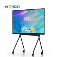 China 98 Inch 4K Interactive Touch Screen Whiteboard with 20-Point Multi-Touch and Infrared Technology for sale
