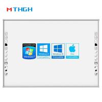 China 86 Inch Smart Interactive Whiteboard with 10-Point Touch and Android/Windows10 Support for sale