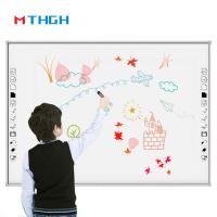 China 86 Inch Smart Interactive Whiteboard with 10-Point Touch and Android/Windows10 Support for sale