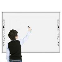 China 96 Inch Smart Interactive Whiteboard with 10 Point Touch and Tempered Glass Surface for Education and Conference for sale