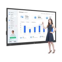 China Smart Education Multi-touch Interactive Whiteboard with 20 Touch Points and 1200 1 Contrast for sale