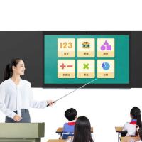 China 86 Inch Smart Digital Blackboard with 4K Flat Writing Panel and Multi-User Support for Interactive Learning for sale