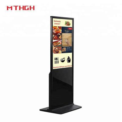 Cina Segnaletica digitale nera da 49 pollici con connettività Wi-Fi / Bluetooth / USB e uscite audio / auricolari per un'uscita audio ottimale in vendita