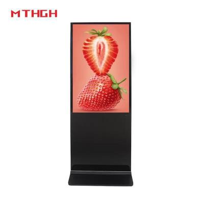 Cina 49 pollici 1080 P Risoluzione Digital Signage Standing con 8GB di spazio di archiviazione e connettività Wi-Fi / Bluetooth / USB in vendita