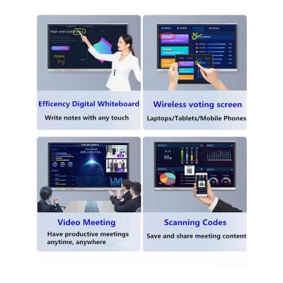 China 178° H/V Viewing Angle Interactive Touch Screen Whiteboard Presentation Board For Professional Presentations for sale