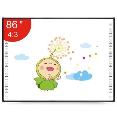 China 86'' Digital Whiteboard For Classroom , BSMI Smart Interactive Display for sale