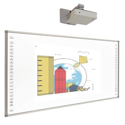 China 120 Inch 32768*32768 Infrared Interactive Whiteboard USB2.0 USB3.0 with 180 Points/second Cursor Speed for sale