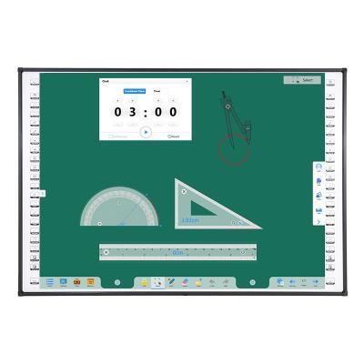 China 120 Inch 10 Point Touch Screen Teaching Board Wall Mounted With Hotkeys for sale