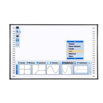 China 86 Inch Interactive Flat Panel , Infrared Interactive Whiteboard 16 10 USB Power Supply for sale