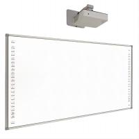 China 3840x2160 Resolution Interactive Whiteboard with 10 Finger Touch Points and 60 Million Touches Durability for sale