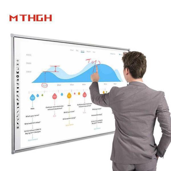 96 Inch Interactive Whiteboard Easy Collaboration Smart Digital Whiteboard Suitable For Schools