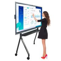 China 65 Inch Brightness 350cd/M2 Interactive Touch Screen Whiteboard With Software Interactive Whiteboard Software OPS PC for sale