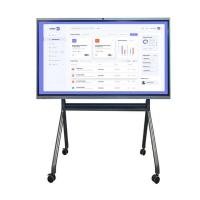 China 65 Inch Interactive Whiteboard with 350cd/m² Brightness and 20 Points Touch for Interactive Presentations for sale
