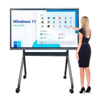 China 65 Inch Interactive Whiteboard with 350cd/m² Brightness and 20 Points Touch for Interactive Presentations for sale