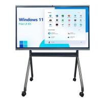 China 65 Inch Interactive Whiteboard with 350cd/m² Brightness and 20 Points Touch for Interactive Presentations for sale