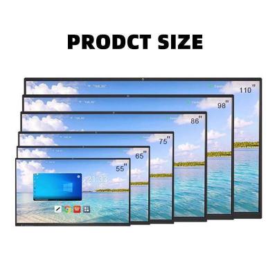China Android 14.0 System Version Multi-Touch 20 Point Touch Screen Teaching Whiteboard For Interactive Learning for sale