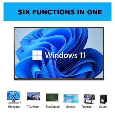 China 75 Inch Interactive Touch Screen Whiteboard for Teaching , Android 14/Wind11 System Touch Tablet for sale