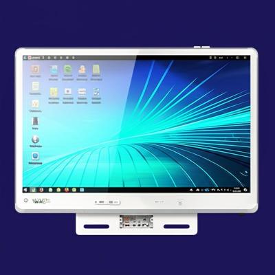 China Interactive LCD Touch Panel Interactive Touch Screen Whiteboard with Ops Pc I9 Attachable and Support Oem Support for sale